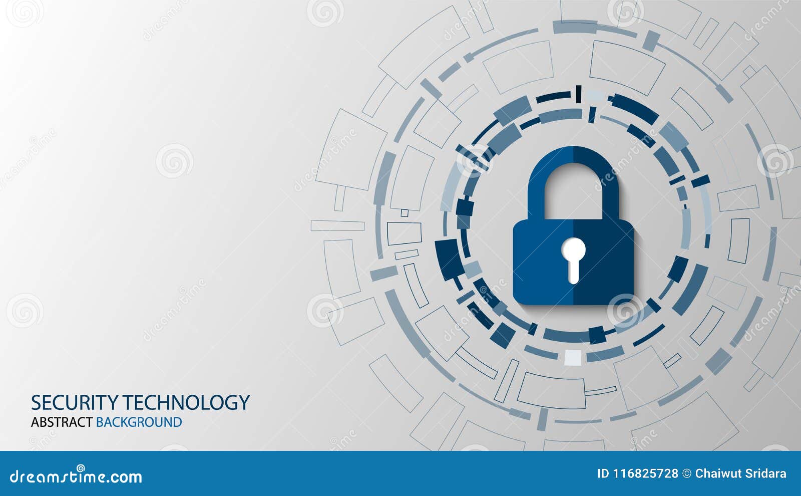 Cyber Technology Security, Network Protection Background Design Stock ...