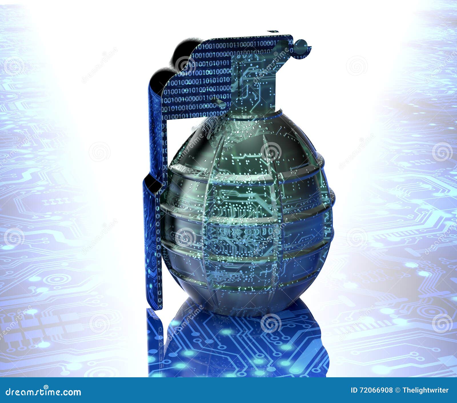 Cyber Terrorism Concept Computer Bomb in Electronic Environment Stock ...