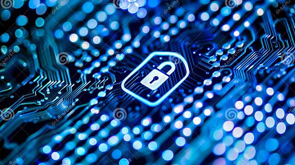 Cyber Threat Evolution in the World of High Tech Stock Illustration ...