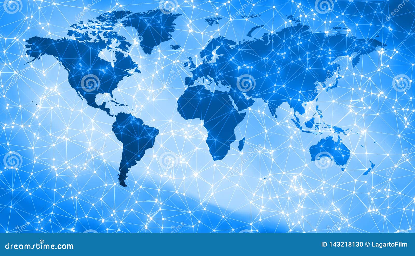 Cyber Threats Digital World Security, Connecting Dots and Lines on ...