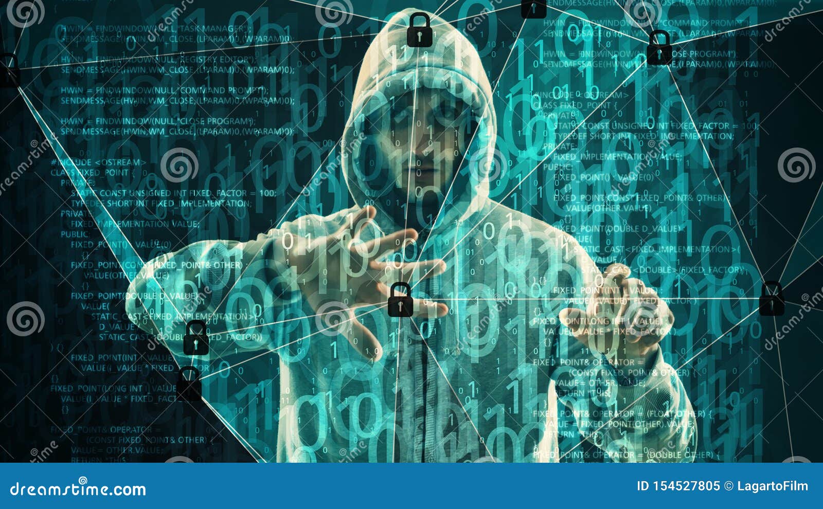 Cyber Transformation Concept, Global Cyber Attack Stock Image - Image ...
