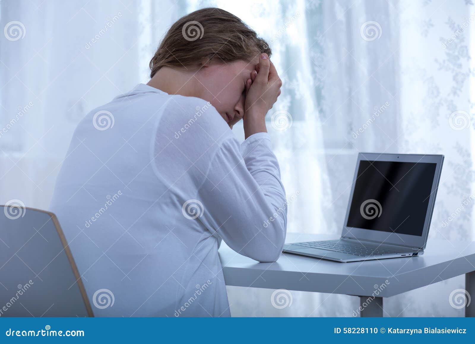 Cyber violence victim stock photo. Image of humiliate - 58228110