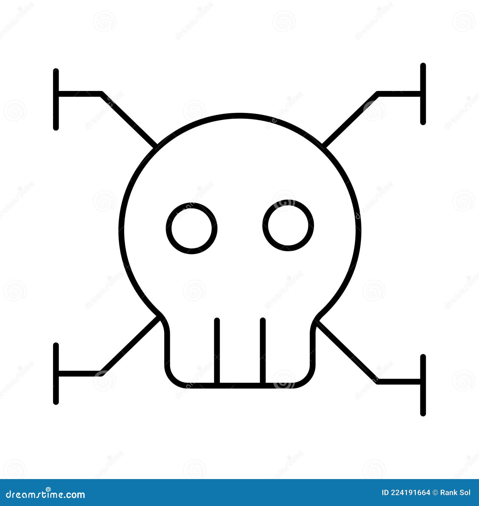 Cyber Virus Icon Icon Which Can Easily Modify or Edit Editorial Stock ...