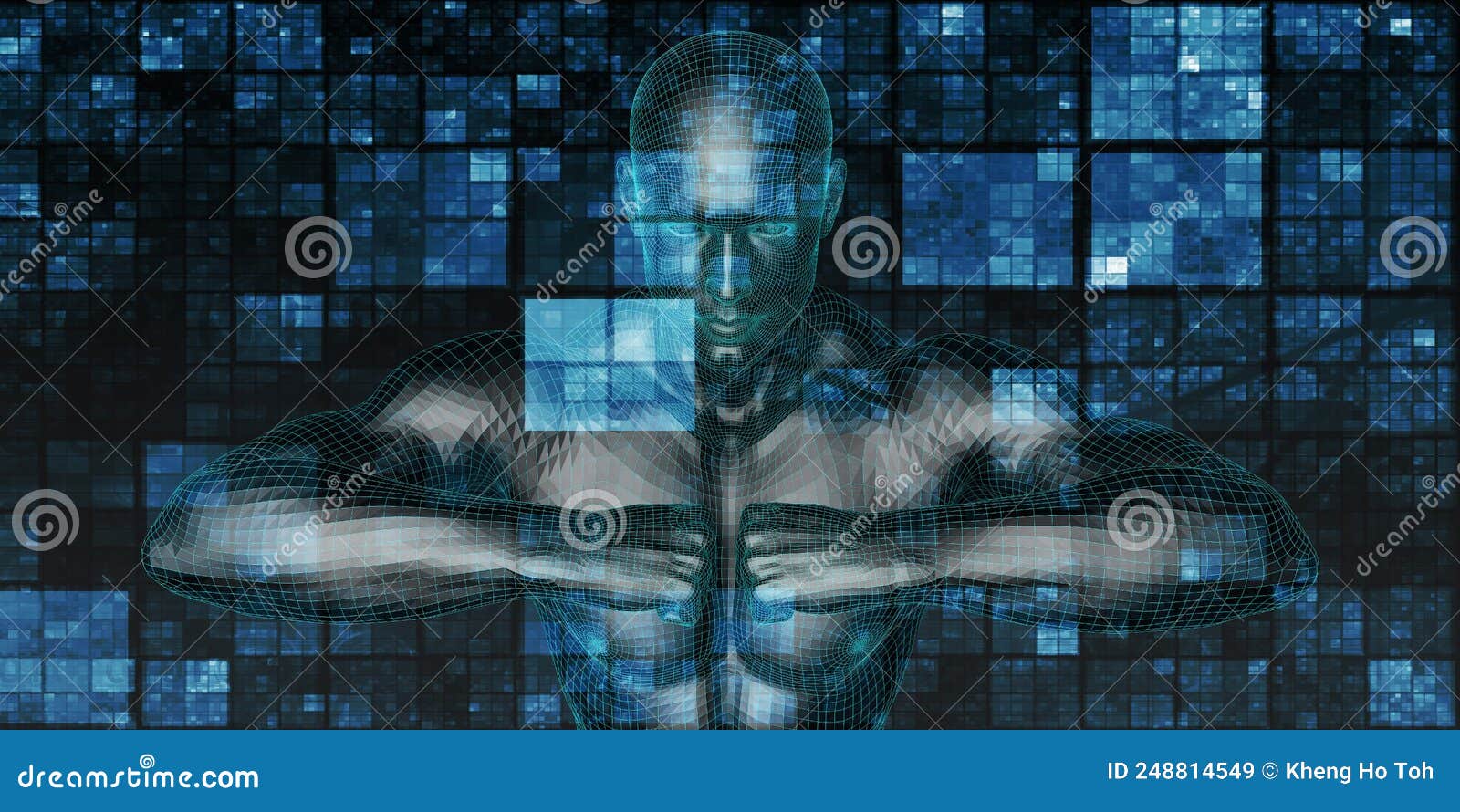 Cyber Warfare stock illustration. Illustration of information - 248814549