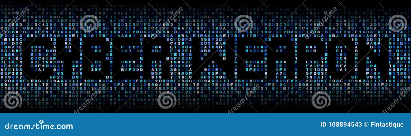 Cyber Weapon Text on Hex Code Illustration Stock Illustration ...