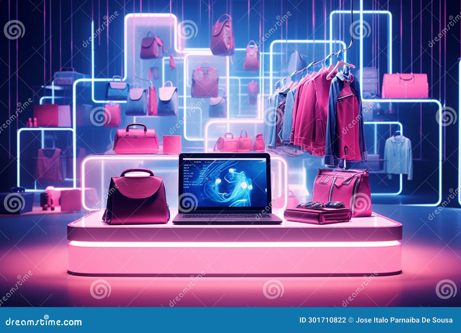 Cyber Week Instagram Live Event Teaser with Stock Illustration ...