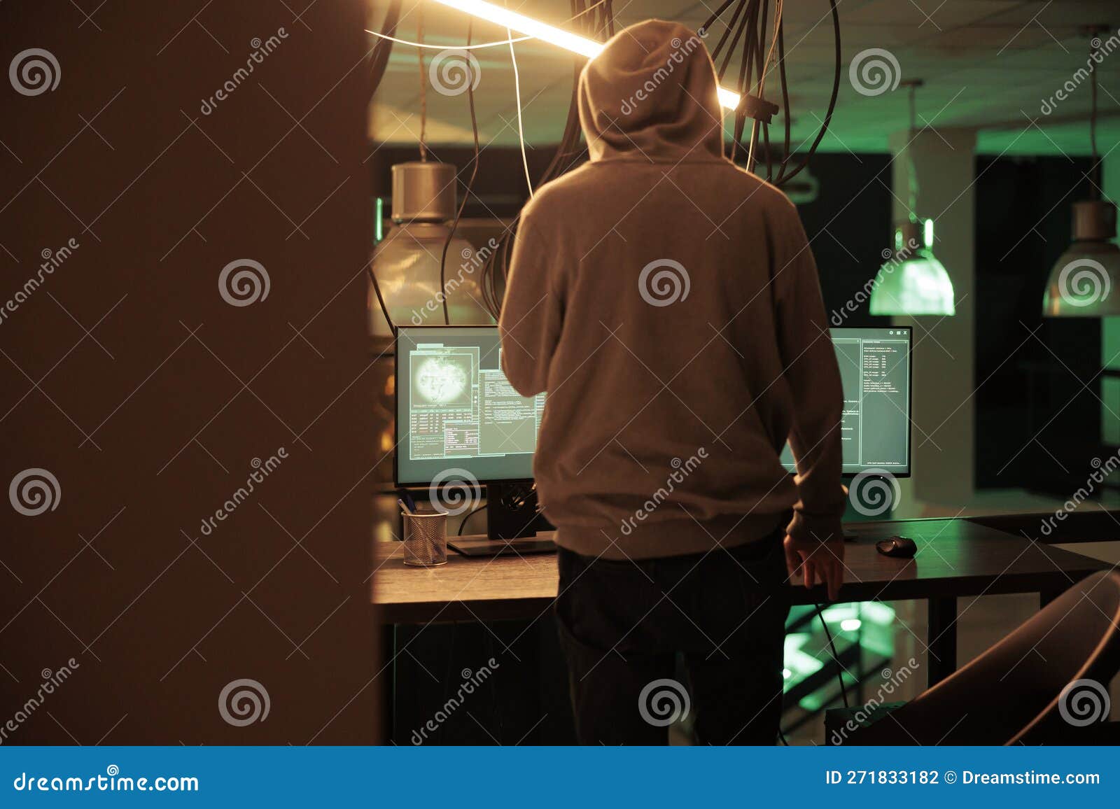 Cyberattack, Database Password Cracking Stock Photo - Image of steal ...