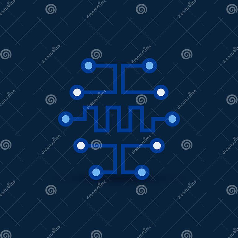 Cyberbrain Icon. Vector Digital Circuit Board Brain Symbol Stock Vector ... Cyberbrain Icon. Vector Digital Circuit Board Brain Symbol Stock Vector ...
