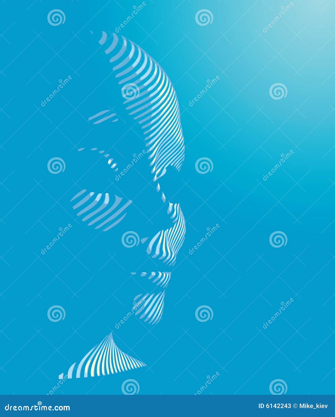 Cyberman stock vector. Illustration of humanoid, head - 6142243
