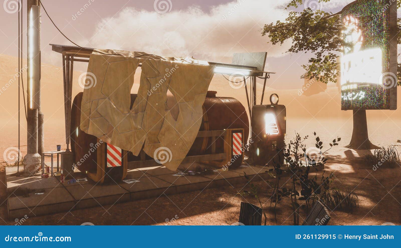 Forest Environment in Autumn. 3d Rendering Stock Image - Image of world ...