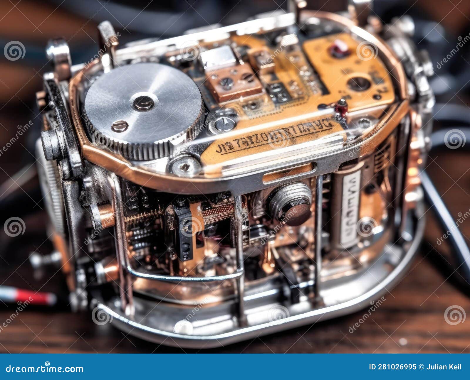 Cybernetic Device Linking Mind with Tech Stock Illustration ...