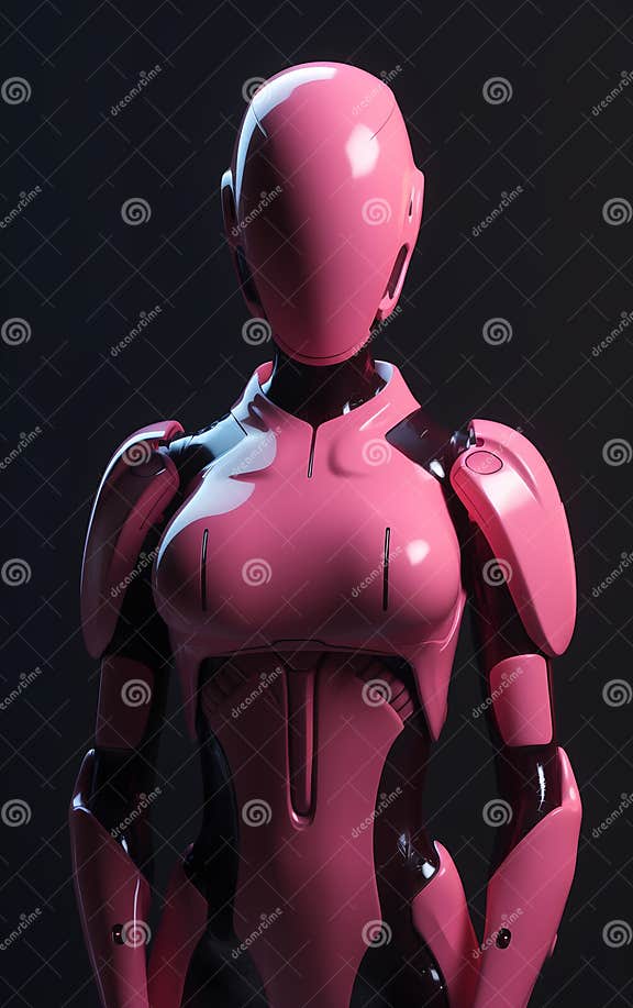 Cybernetic Evolution. Design of a Futuristic Android. Machine Equipped ...