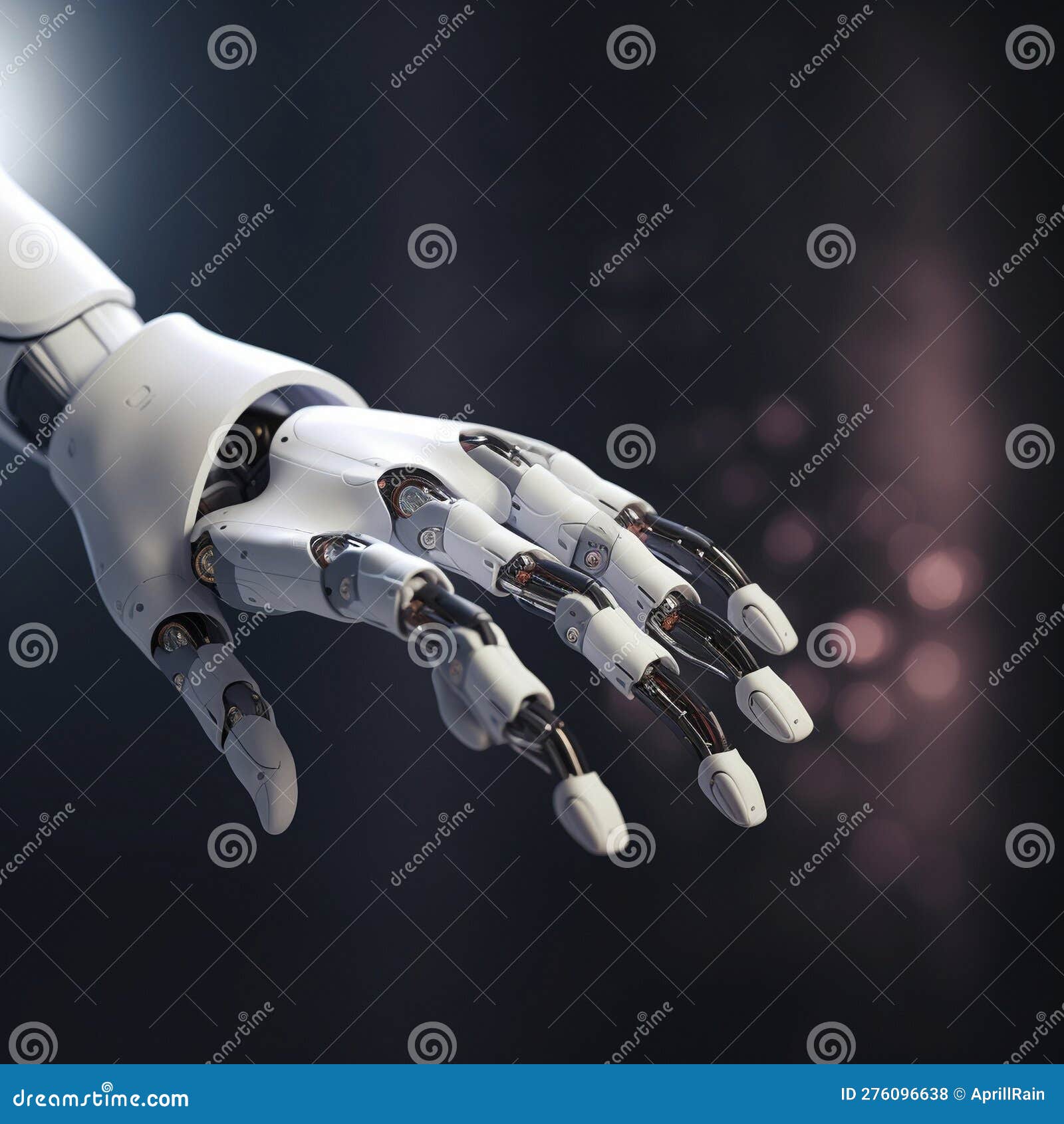 Cybernetic hands stock illustration. Illustration of communication ...