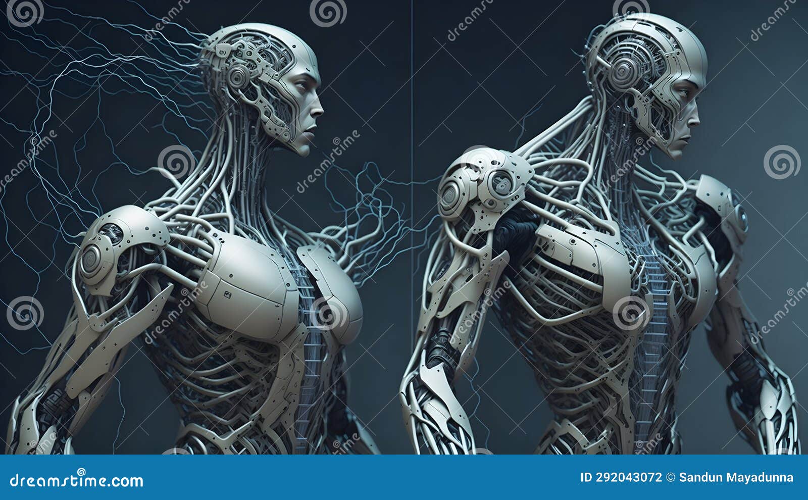 Cybernetic Humans in Various Stages of Augmentation, with a Focus on ...