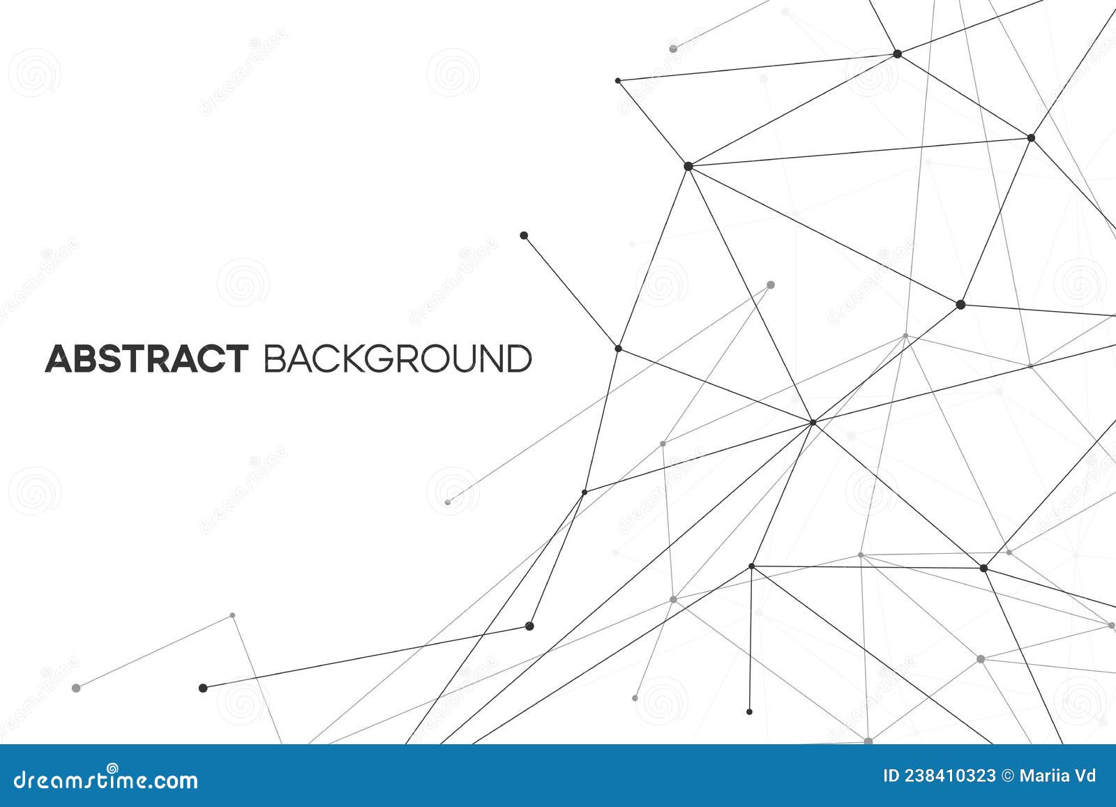 Cybernetic Modern Background. White Gray Geometric Vector Illustration ...