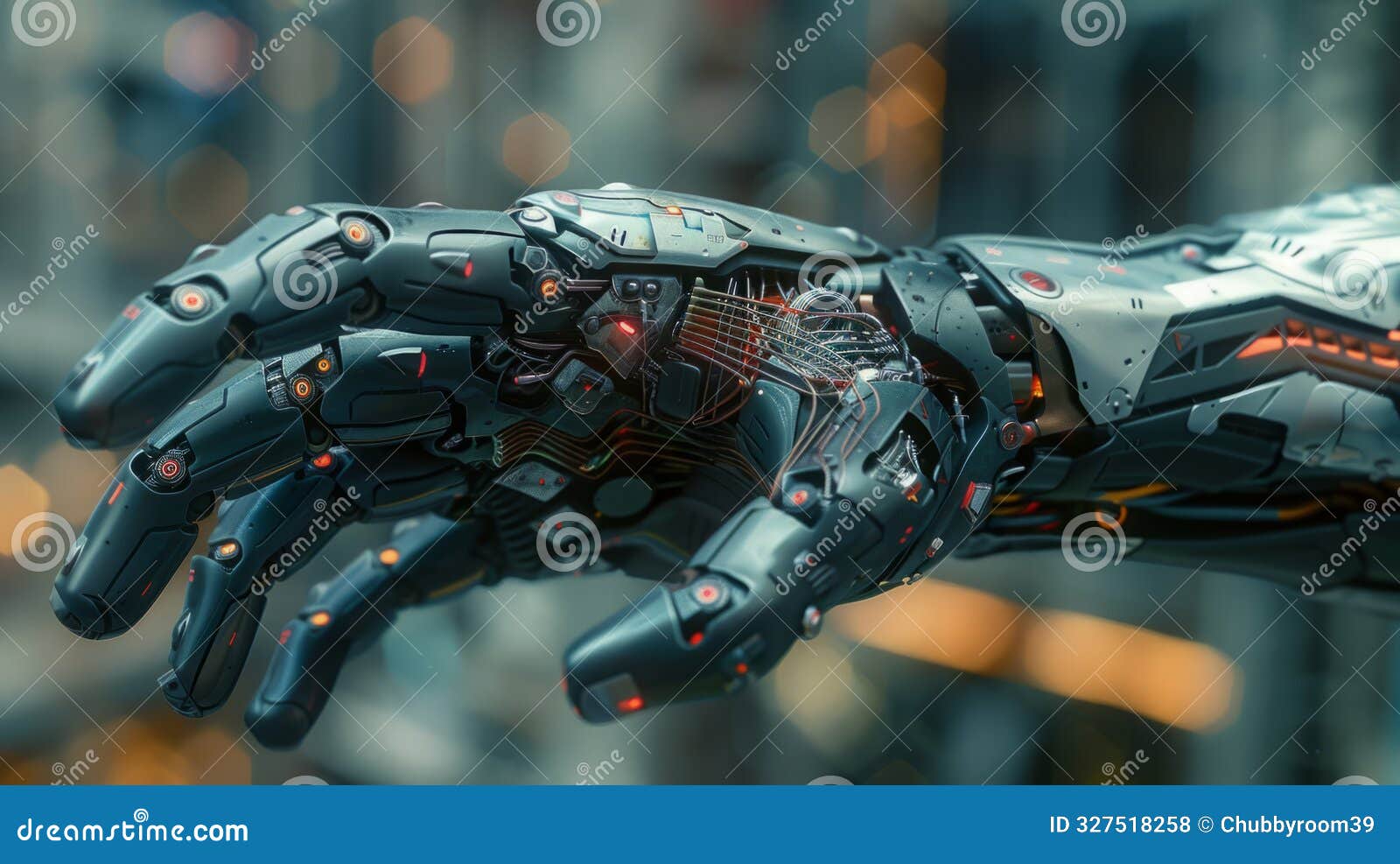Cybernetic Prosthesis, a High-tech Prosthetic Arm Demonstrating ...