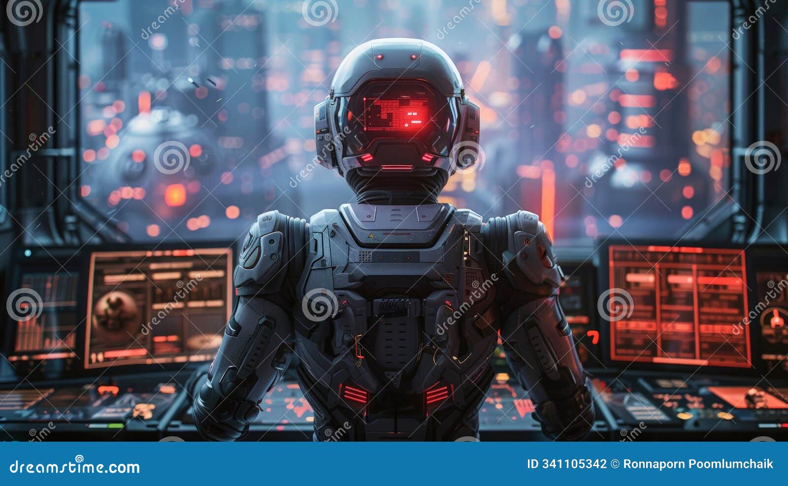 Inside The Cyberpunk Lab Stock Image | CartoonDealer.com #333168481