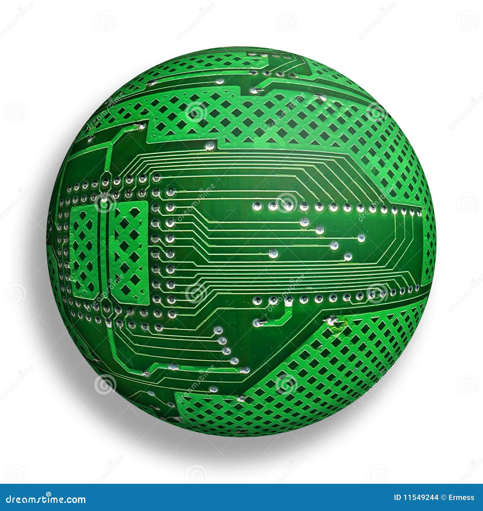 Cybernetic world stock illustration. Illustration of connection - 11549244