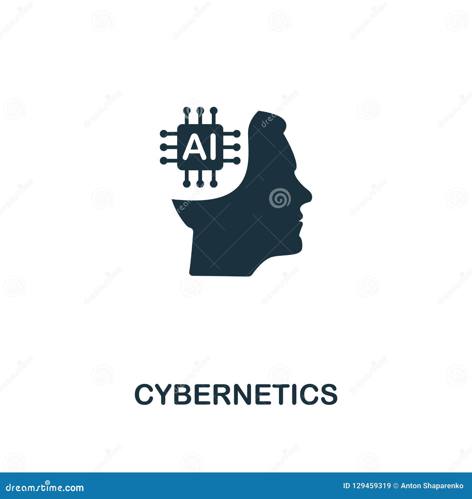 Cybernetics Icon. Premium Style Design from Artificial Intelligence ...