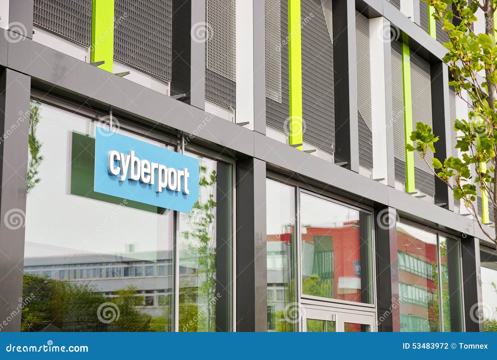 Cyberport editorial photography. Image of munich, copy - 53483972