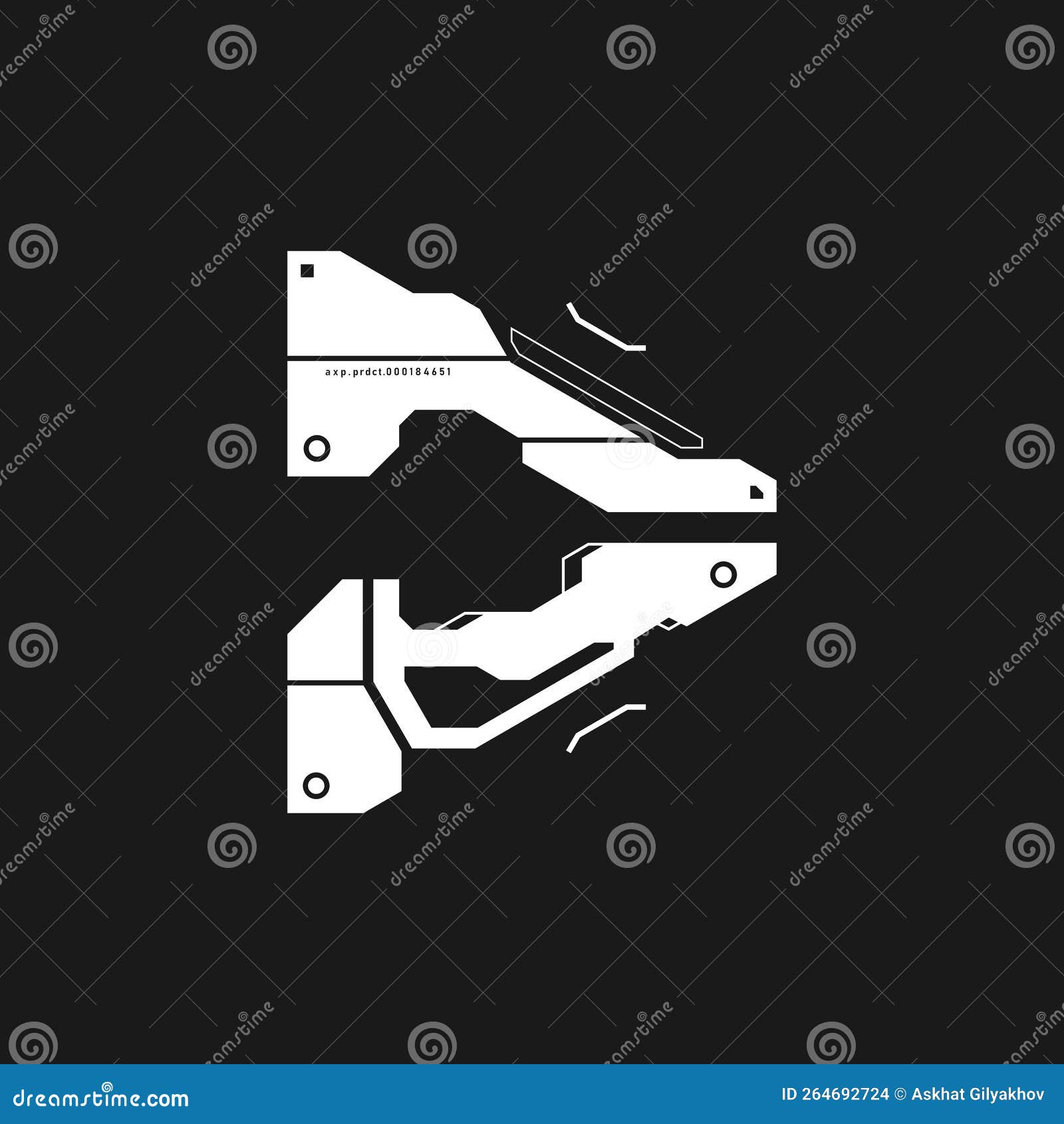 Cyberpunk Arrow. Futuristic Interface Cyber Element. Cyberpunk Pointer ...