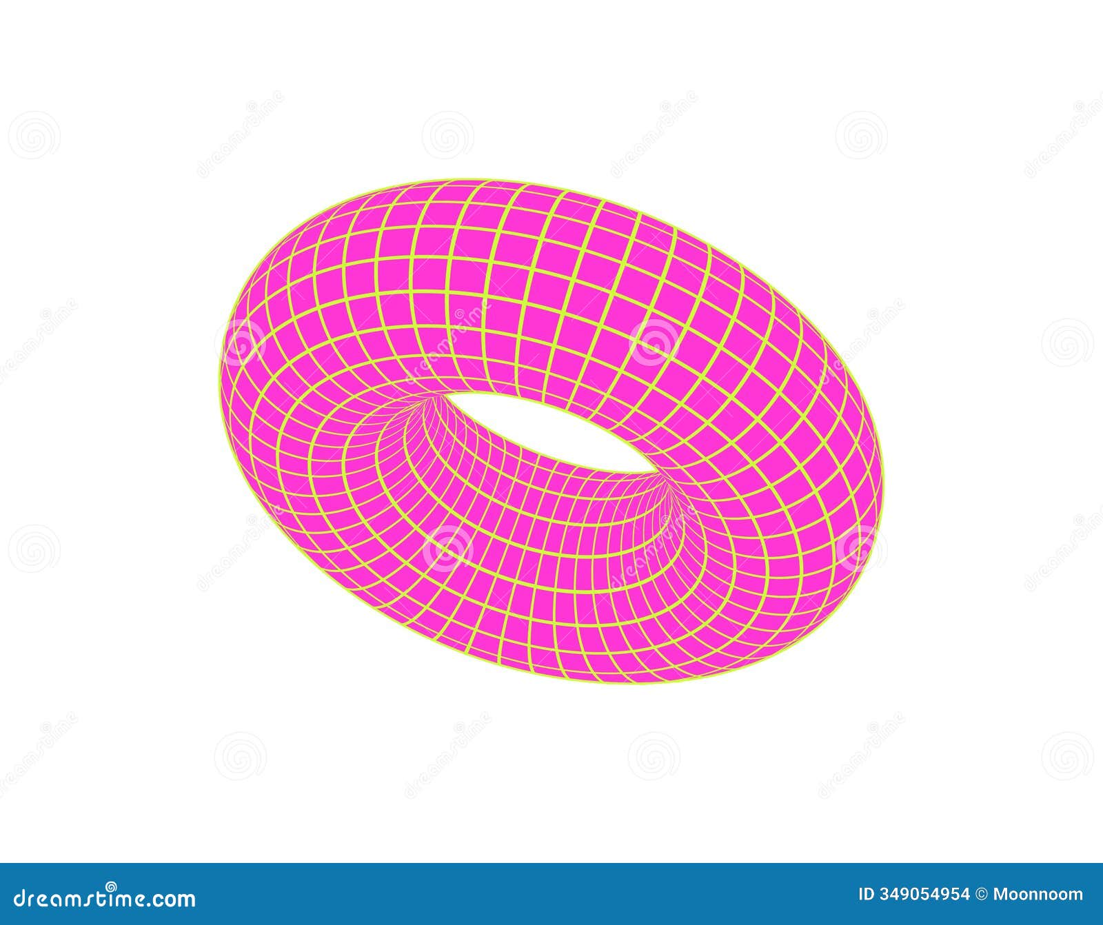 Cyberpunk 3d Mesh Torus Patch Stock Vector - Illustration of patch ...