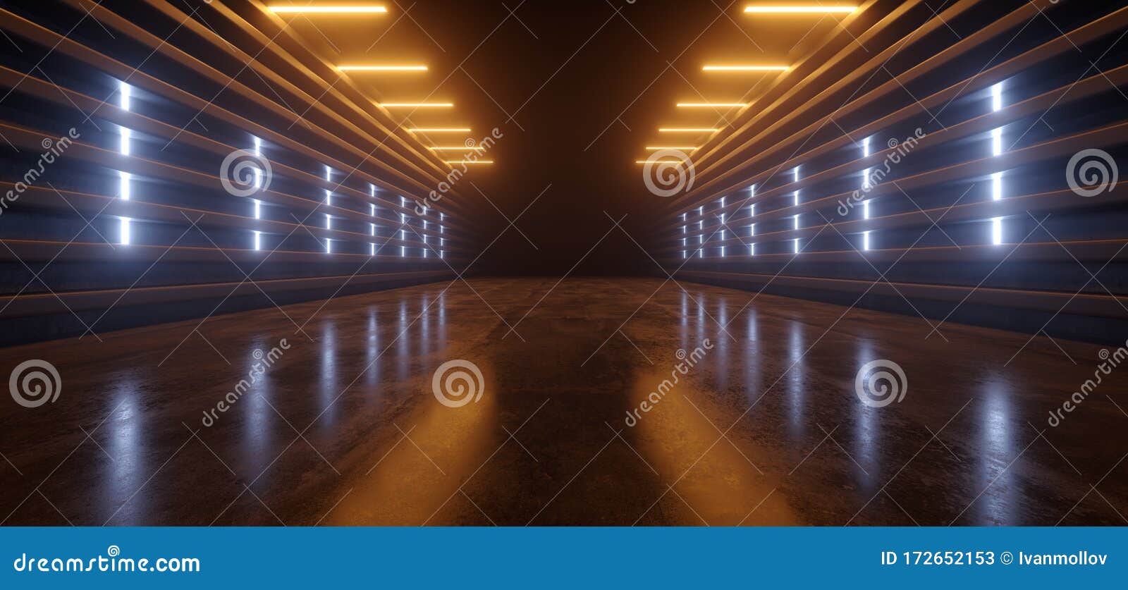 Cyberpunk Dark Neon Laser Cyber Sci Fi Led Lights Glowing Industrial