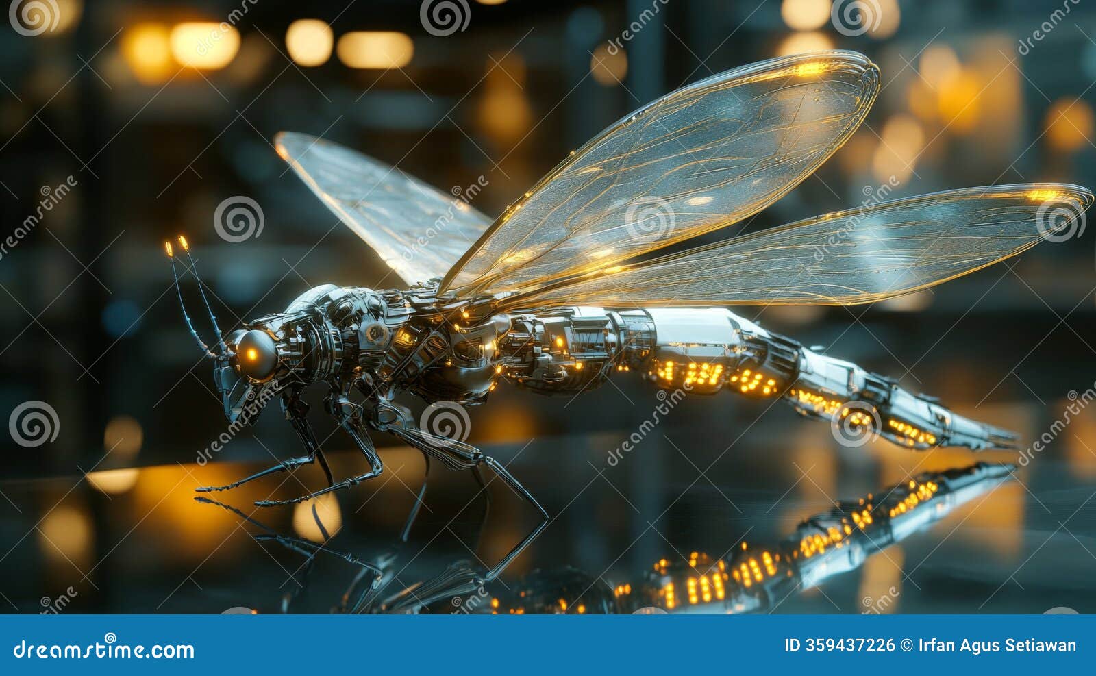 Cyberpunk Insect: A Futuristic Mechanical Creature Royalty-Free Stock ...