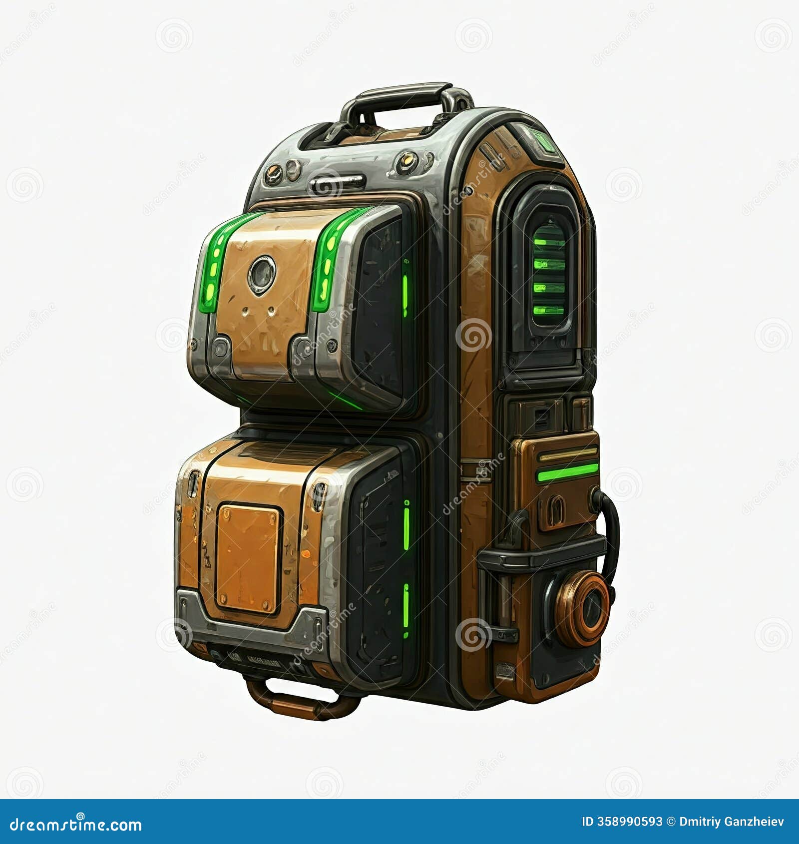 Cyberpunk Tactical Body Shield Royalty-Free Stock Photo | CartoonDealer ...