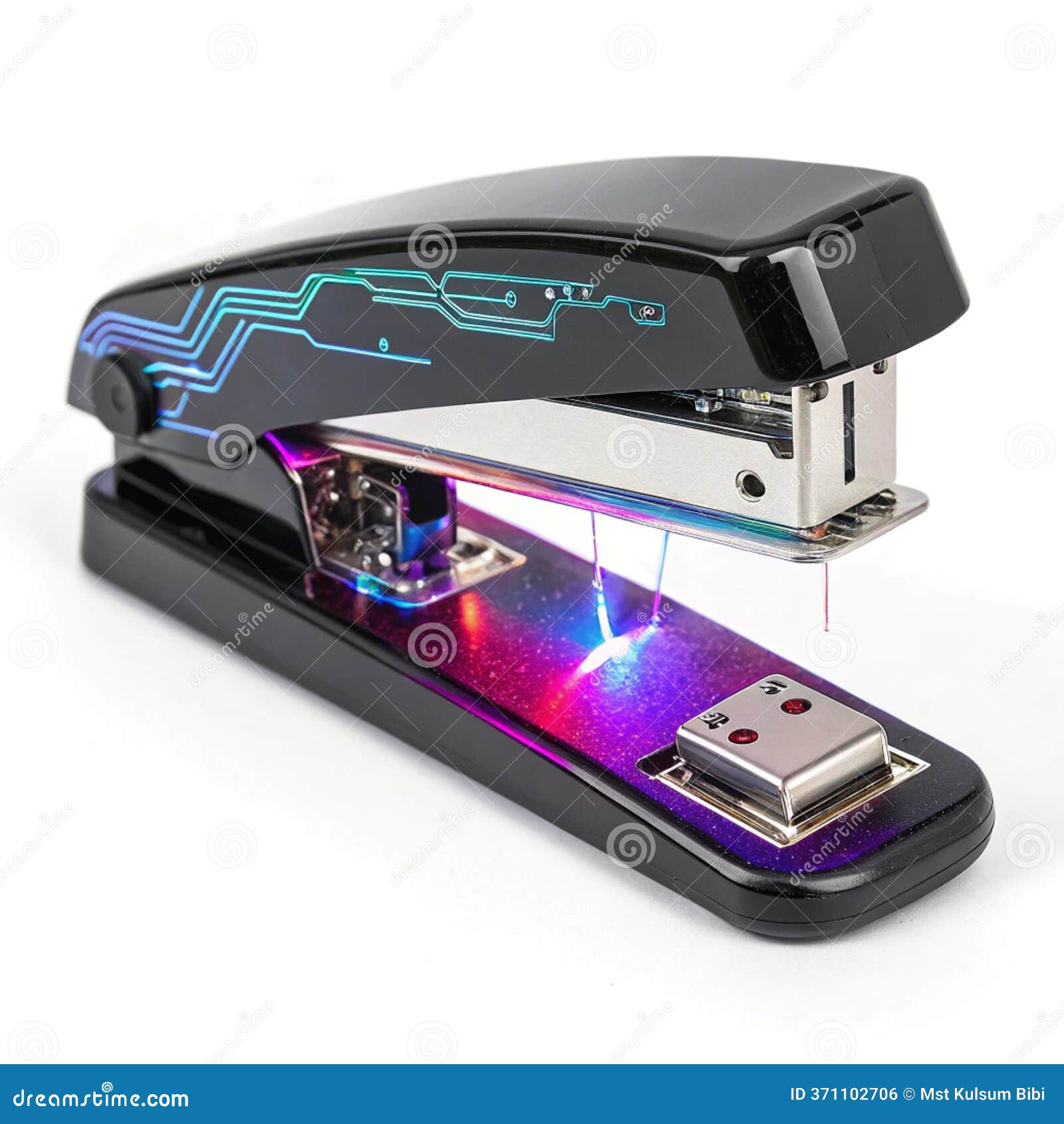 Cyberpunk-inspired Stapler With Electric Effects Stock Photo ...