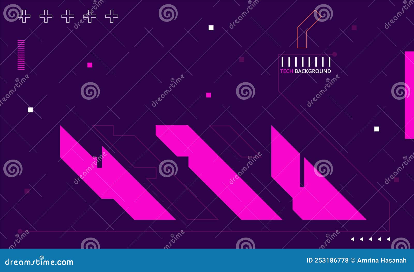 Cyberpunk Retro Futuristic Poster. Vector Illustration Stock Vector ...