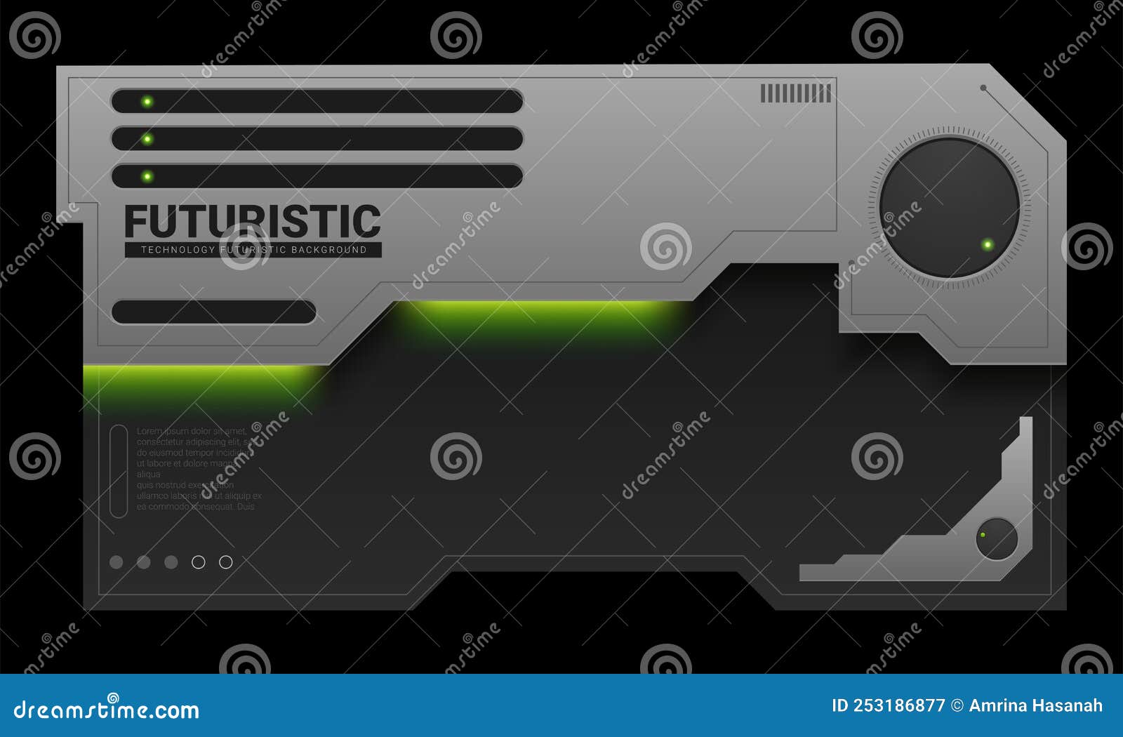 Cyberpunk Retro Futuristic Poster. Vector Illustration Stock Vector ...