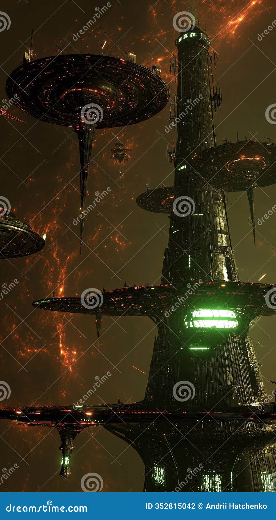 Geomagnetic Storm Icon Doodle Illustration Cartoon Vector ...