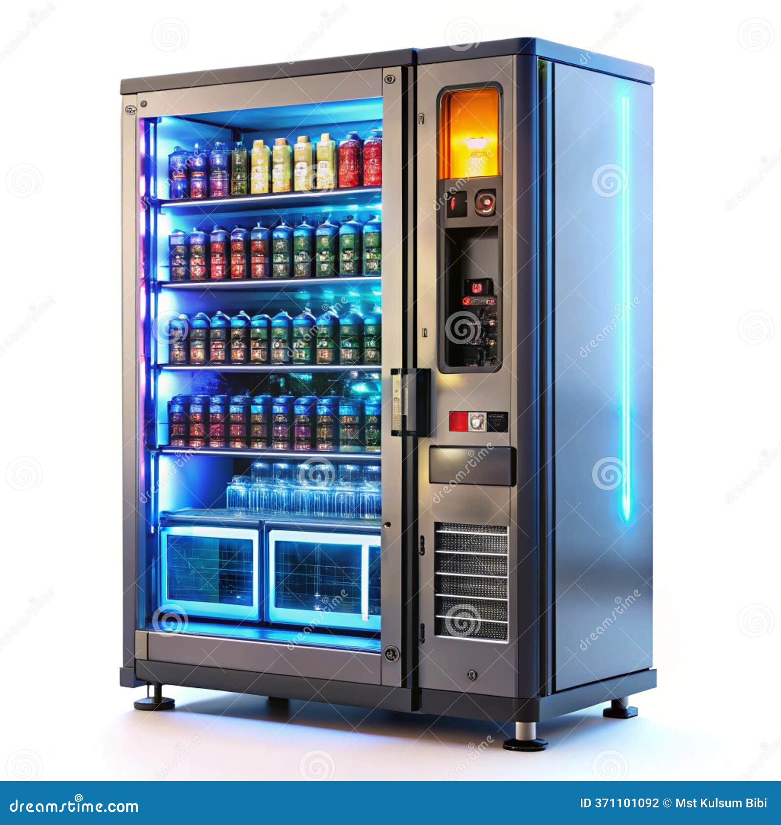 Cyberpunkthemed Digital Art Futuristic Motorcycle In Neon Glow On Black Background HighTech ...