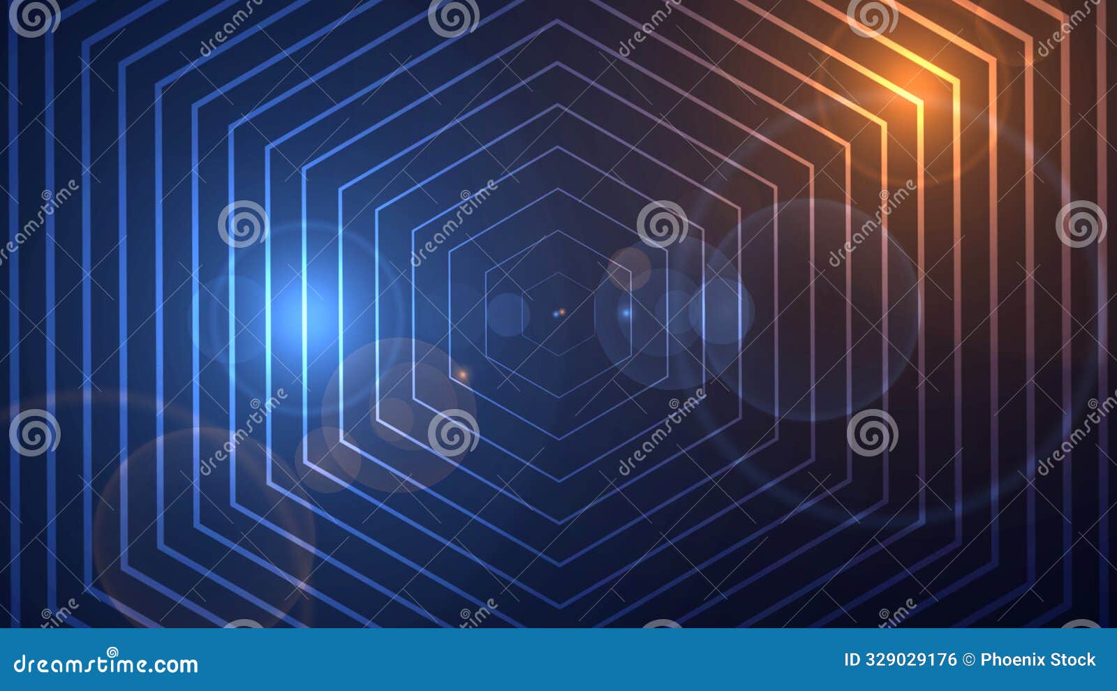 Cyberpunk Trendy Hexagon Background. Stock Illustration - Illustration ...