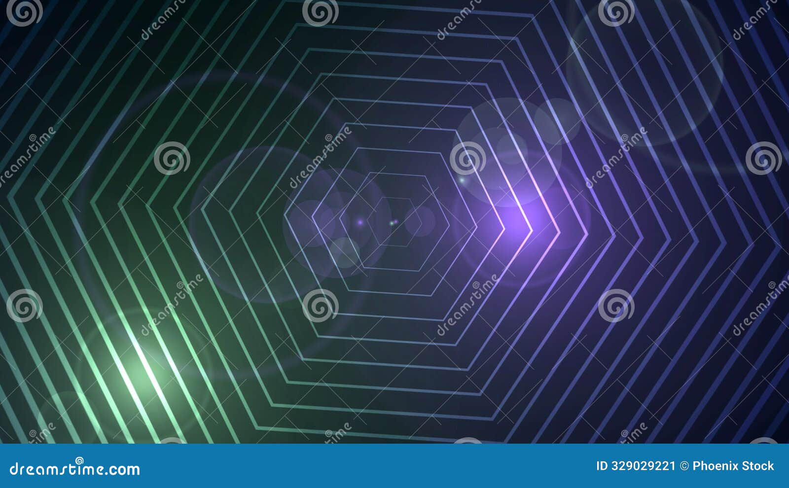 Cyberpunk Trendy Hexagon Background. Stock Illustration - Illustration ...