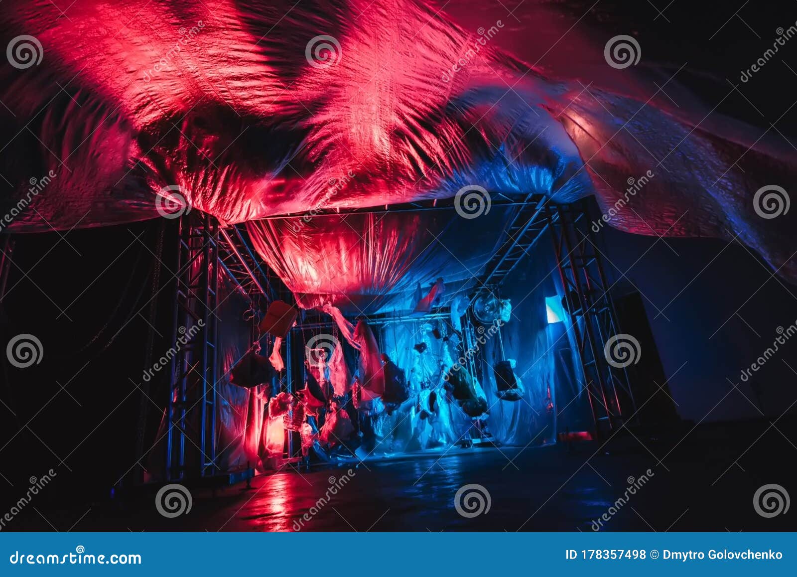 Cyberpunk. World of Lifeless Objects Stock Photo - Image of digital ...