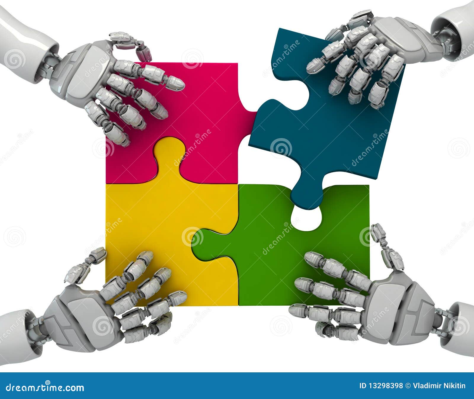 Cyberpuzzles stock illustration. Illustration of futuristic - 13298398