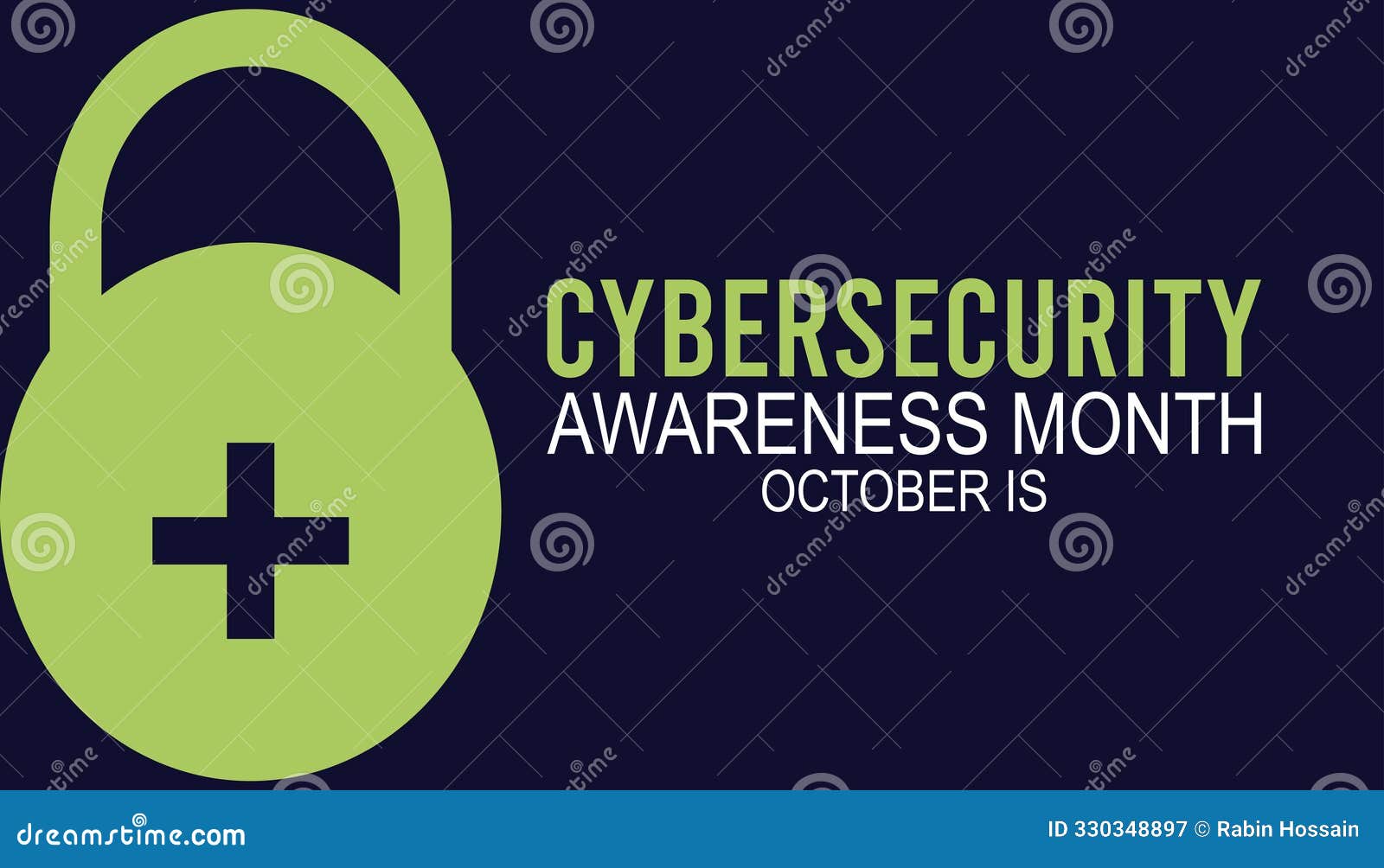 Cybersecurity Awareness Month is Observed Every Year on October. Stock ...