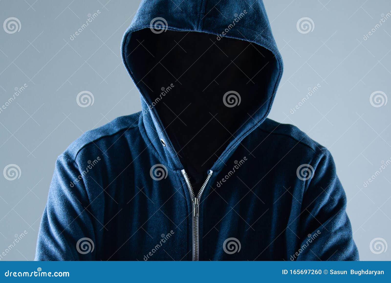 Cyber Security, Computer Hacker with Hoodie Stock Photo - Image of ...