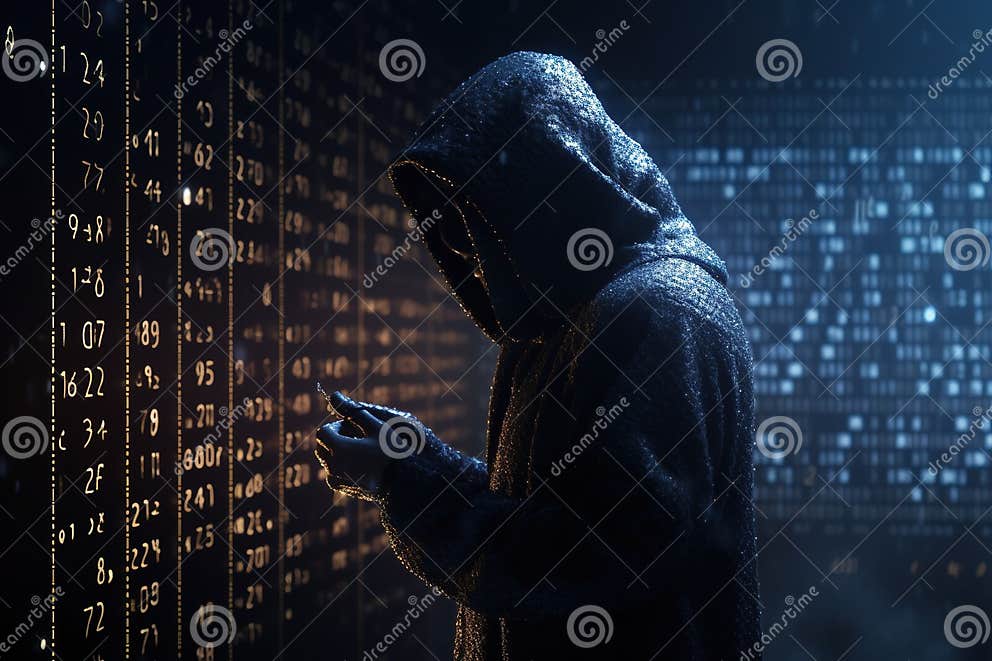 Cybersecurity, Computer Hacker with Hoodie, Vulnerability and Hacker,coding,malware Concept on ...