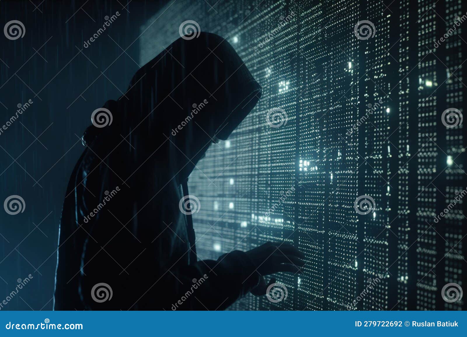 Cybersecurity, Computer Hacker with Hoodie, Vulnerability and Hacker,coding,malware Concept on ...