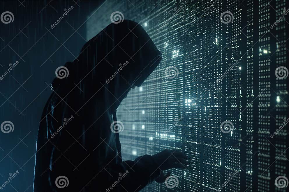 Cybersecurity, Computer Hacker with Hoodie, Vulnerability and Hacker ...