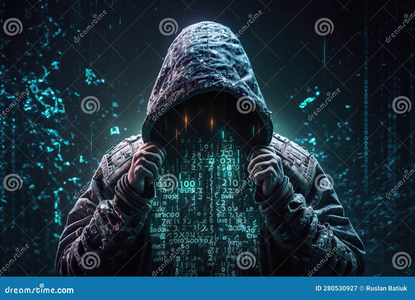 Cybersecurity, Computer Hacker with Hoodie, Vulnerability and Hacker,coding,malware Concept on ...