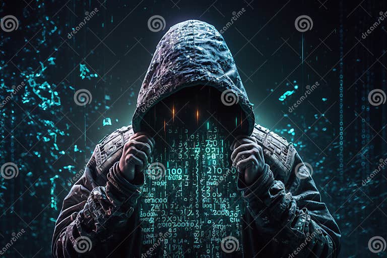 Cybersecurity, Computer Hacker with Hoodie, Vulnerability and Hacker ...