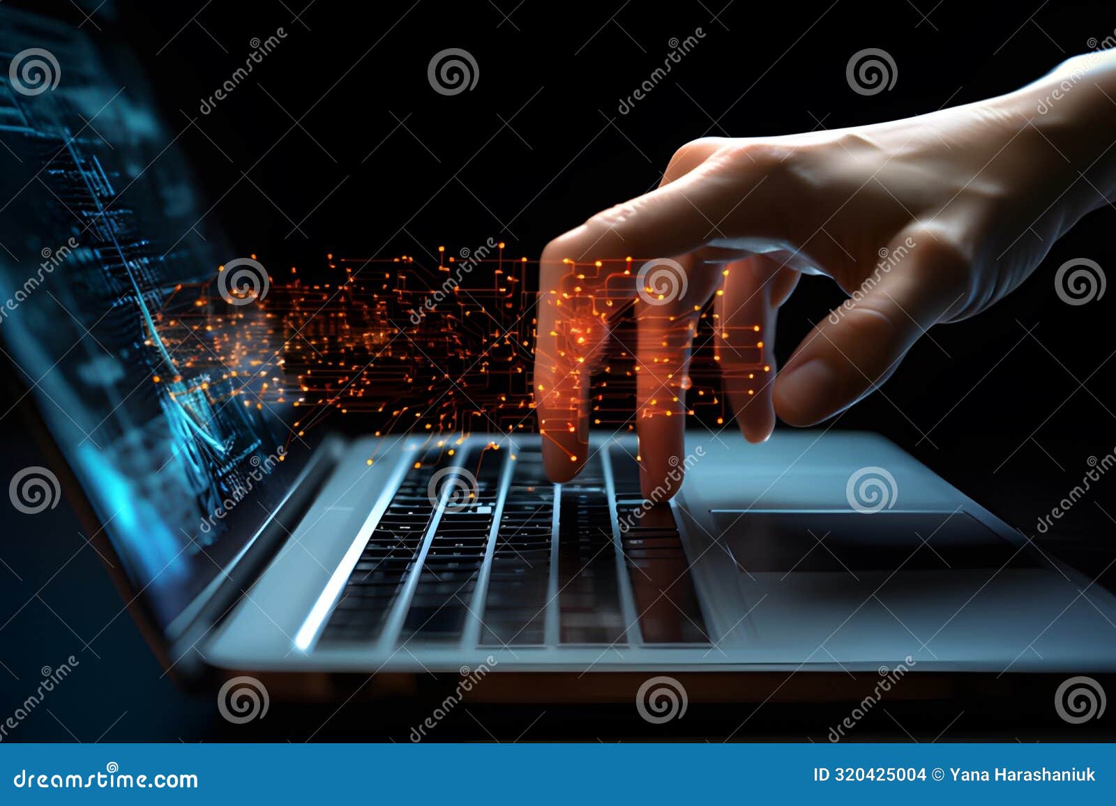 Cybersecurity Concept: an Abstract Representation of Cybersecurity with ...