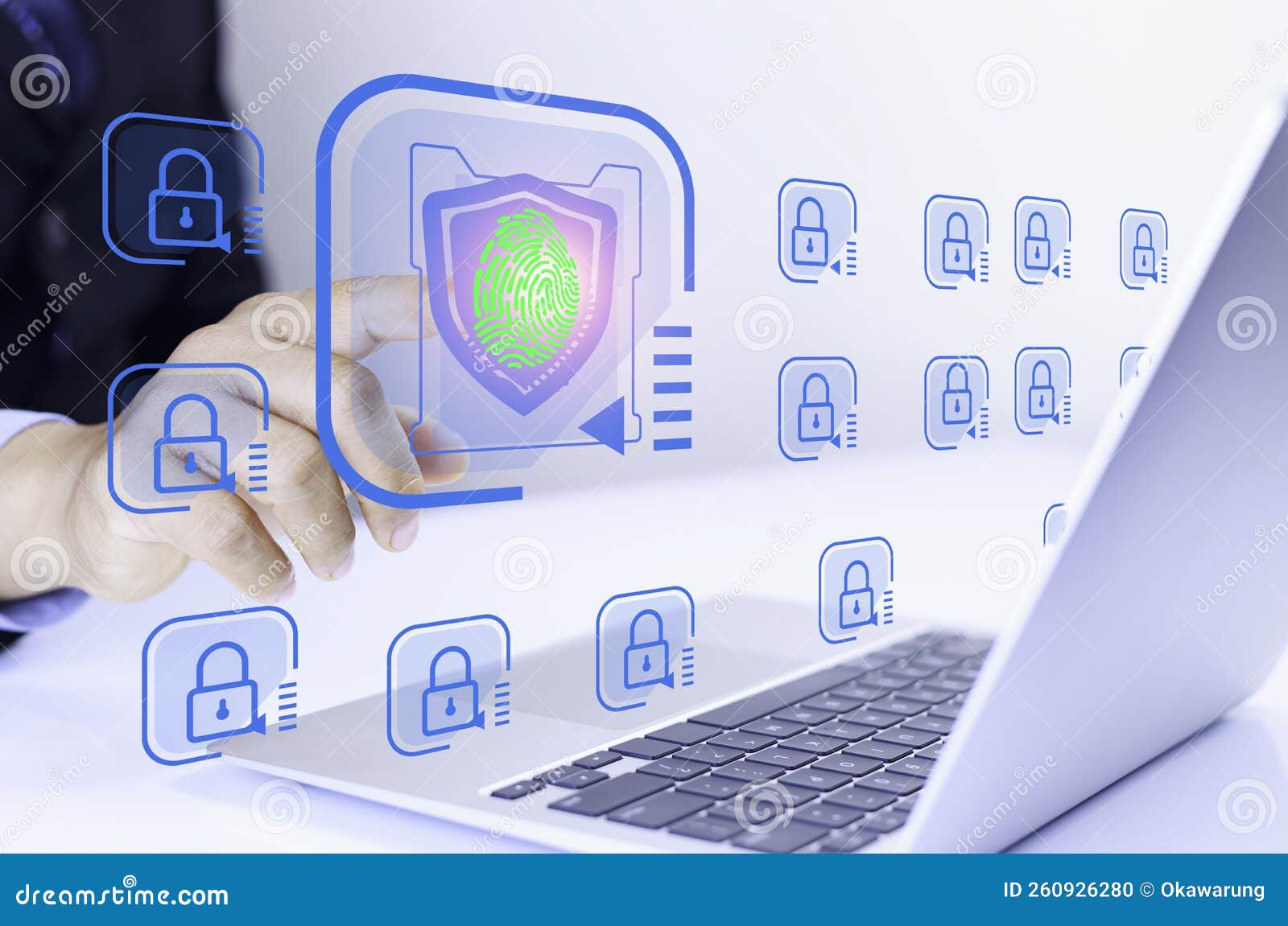 Cybersecurity Concept To Protect Information on Internet Network ...