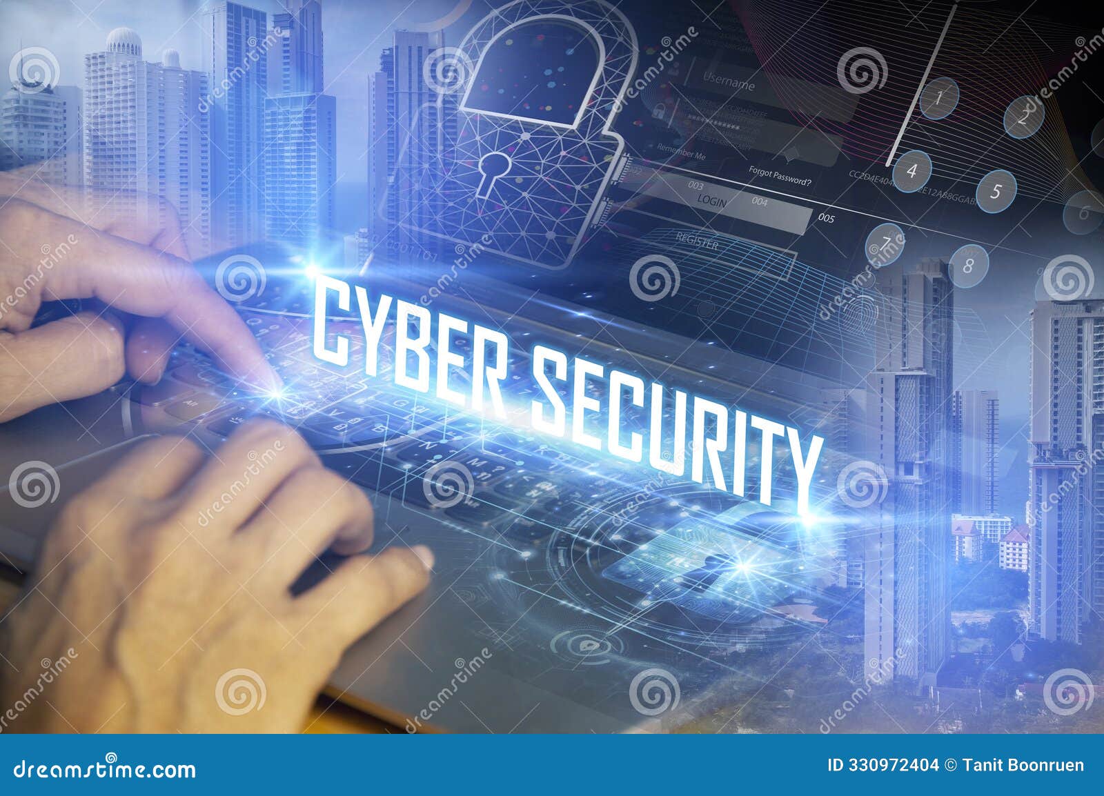 Cybersecurity Concept, User Privacy Security and Encryption, Secure Internet Access Future ...