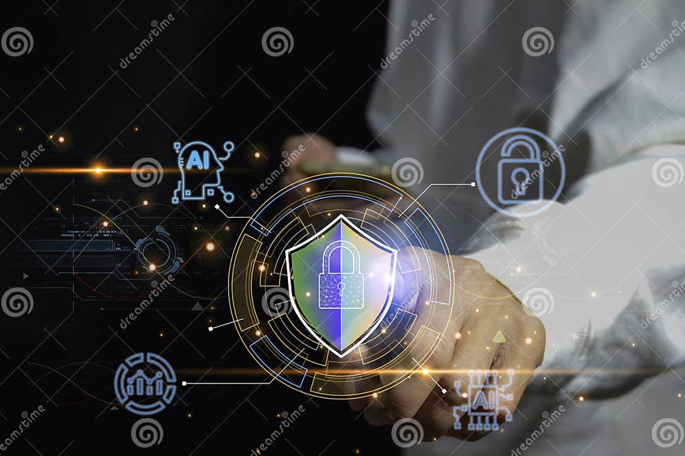 Cybersecurity Concept, User Privacy Security and Encryption, Secure Internet Access Future ...