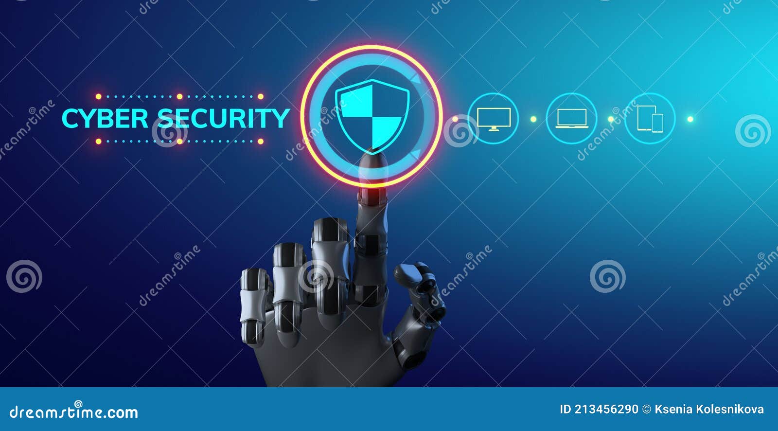 Cybersecurity Data Privacy Hacker Attack Protection. Information ...